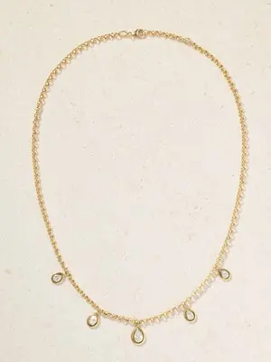 L’ATELIER NAWBAR 18-karat Diamond Necklace - Gold