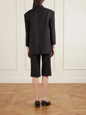 Khaite Palto Wool And Silk-blend Cady Blazer