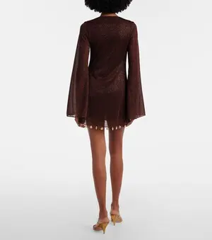 Oseree Lumière Embellished Beach Dress
