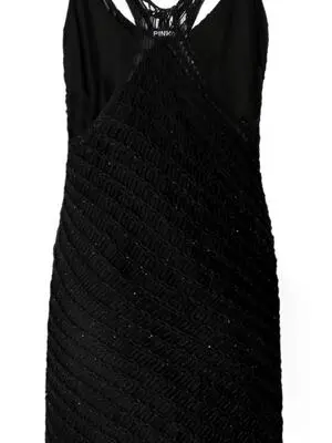 Pinko Midi V-neck Dress