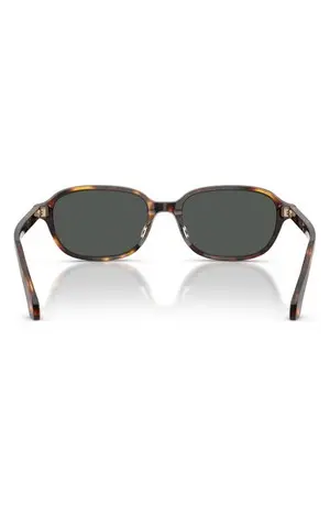 Versace 53mm Pillow Sunglasses - Havana/dark Brown