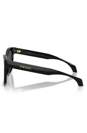 Versace 55mm Square Sunglasses - Black/dark Grey