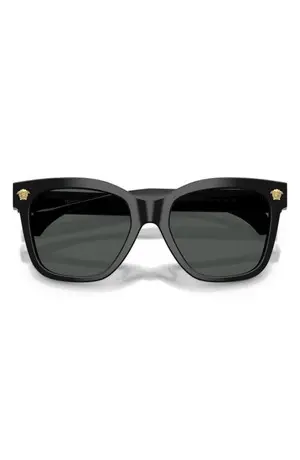 Versace 55mm Square Sunglasses - Black/dark Grey