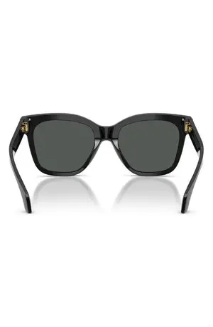 Versace 55mm Square Sunglasses - Black/dark Grey