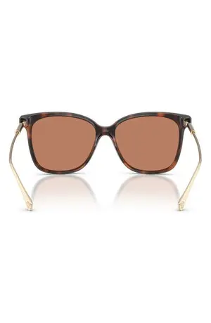 Versace 57mm Square Sunglasses - Havana/brown
