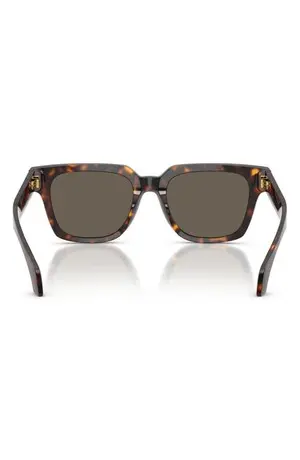 Versace 52mm Square Sunglasses - Havana/brown