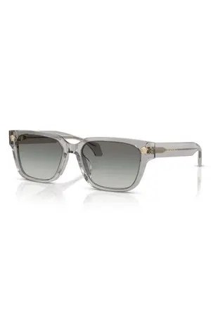 Versace 56mm Rectangular Sunglasses