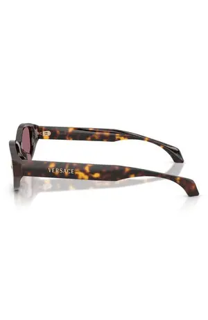 Versace 54mm Cat Eye Sunglasses - Havana/violet