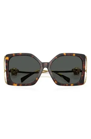 Versace 58mm Square Sunglasses