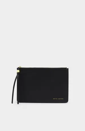 KATIE LOXTON Tassel Charm Pouch - Black