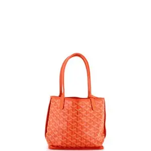 Goyard Anjou Reversible Tote Coated Canvas Mini - Orange