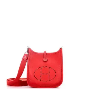 Hermès Evelyne TPM Shoulder Bag Red
