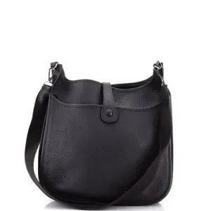 Hermès Evelyne Bag Gen Ii Clemence Gm - Noir
