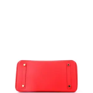 Hermès Birkin Handbag Pink Epsom With Gold Hardware 30 - Red