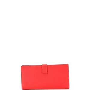 Hermès Bearn Wallet Epsom Long - Red