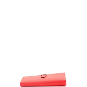 Hermès Bearn Wallet Epsom Long - Red