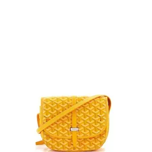 Goyard Belvedere Ii Messenger Bag Coated Canvas Pm - Orange