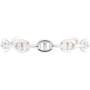 Hermès Chaine D'ancre Enchainee Cuff Bracelet - Silver