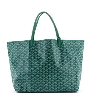 Goyard Saint Louis Gm Tote Coated Canvas - Green