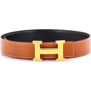 HERMÈS Constance Reversible Belt Leather Medium