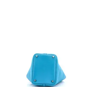 Hermès Picotin Lock Bag Clemence Pm - Turquoise