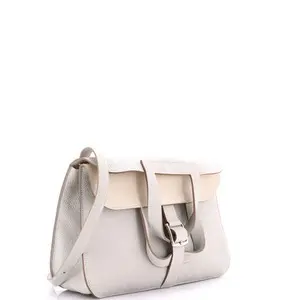 Hermès Halzan 31 Bag Clemence - Grey