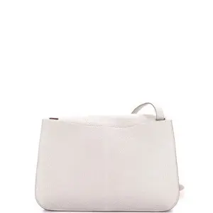 Hermès Halzan 31 Bag Clemence - Gris Perle