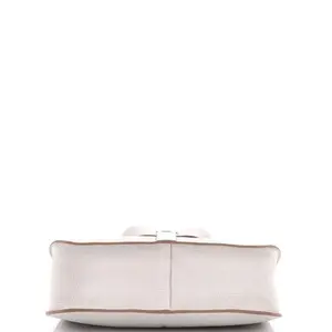 Hermès Halzan 31 Bag Clemence - Gris Perle
