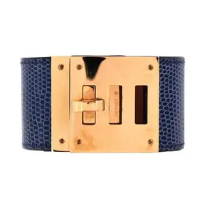 HERMÈS Kelly Dog Lizard Bracelet