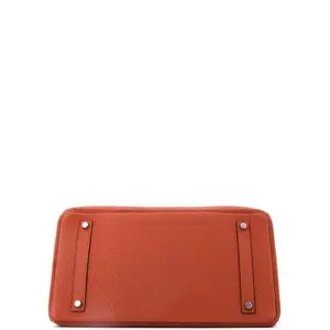 Hermès Birkin Handbag Togo With Palladium Hardware - Brown