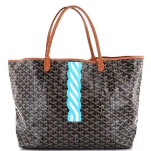 Goyard Saint Louis Tote Printed Coated Canvas Gm