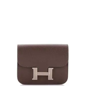 Hermès Constance Slim Wallet Epsom - Ecorce