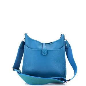 Hermès Evelyne Bag Gen Iii Clemence Pm - Blue