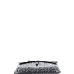Goyard Coursier Messenger Bag Coated Canvas And Leather - Grey