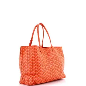Goyard Saint Louis Tote Coated Canvas Pm - Orange