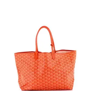 Goyard Saint Louis Tote Coated Canvas Pm - Orange