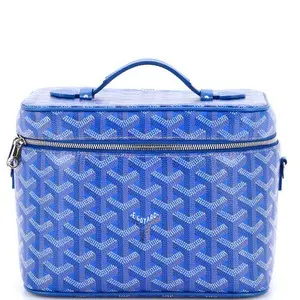Goyard Muse Vanity Case Coated Canvas - Blue