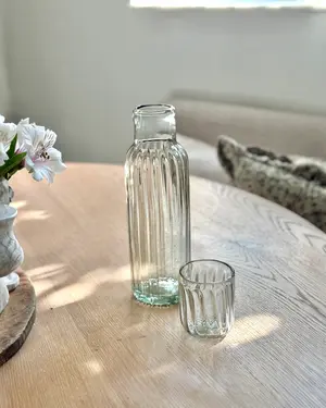 VILLA LUA HOME Fluted Tall Carafe Set