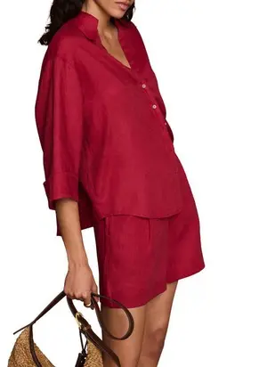 Mint Velvet Linen Resort Shirt