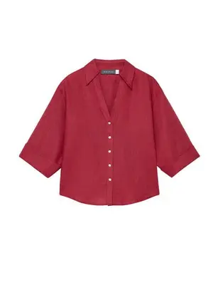 Mint Velvet Linen Resort Shirt