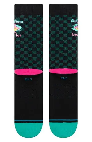 Stance Iced To See You Combed Cotton Blend Crew Socks