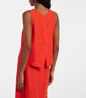 ERES Ravie Linen Top - Orange