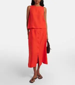 ERES Ravie Linen Top - Orange