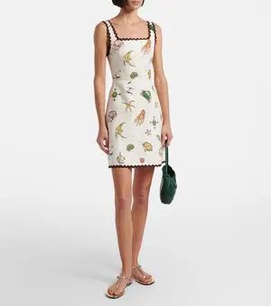 ALEMAIS Alémais Printed Cotton Minidress