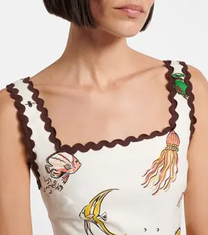 ALEMAIS Alémais Printed Cotton Minidress
