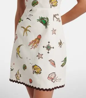 ALEMAIS Alémais Printed Cotton Minidress