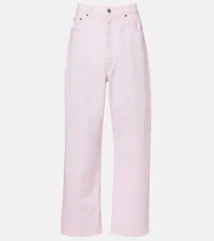 Phoebe Philo Low-rise Wide-leg Jeans - Pink