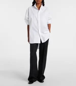 Phoebe Philo Oversized Cotton-blend Shirt