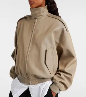 Phoebe Philo Harrington Cotton Twill Bomber Jacket
