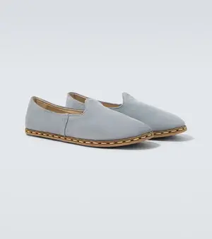Sabah Suede Slip-on Shoes - Blue